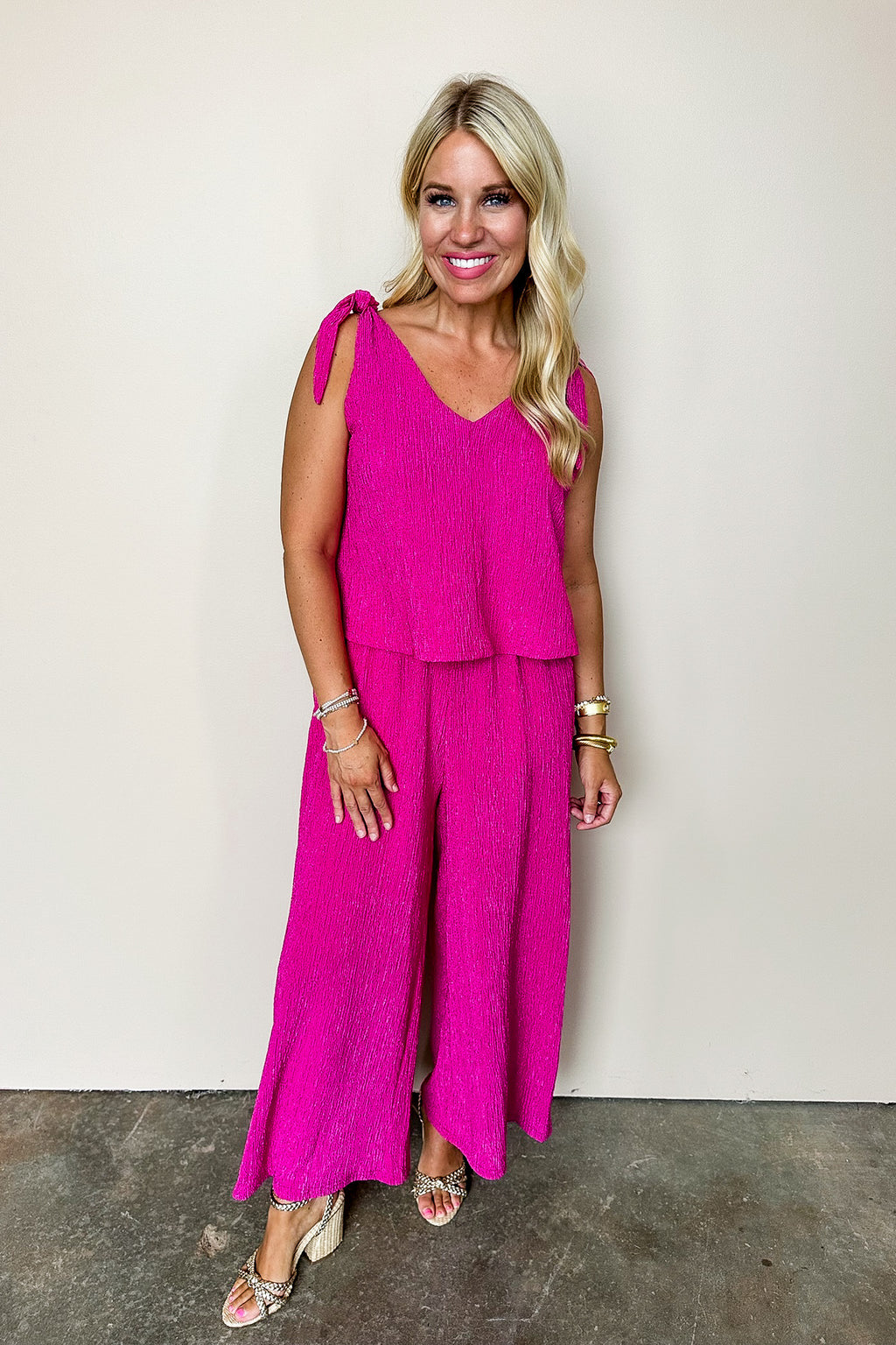 Magenta Showstopper Jumpsuit – Jules & James Boutique