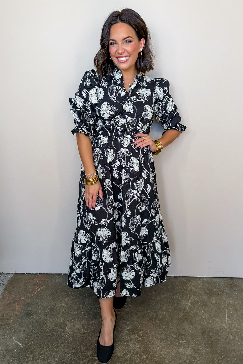 Midnight Bloom Dress – Jules & James Boutique