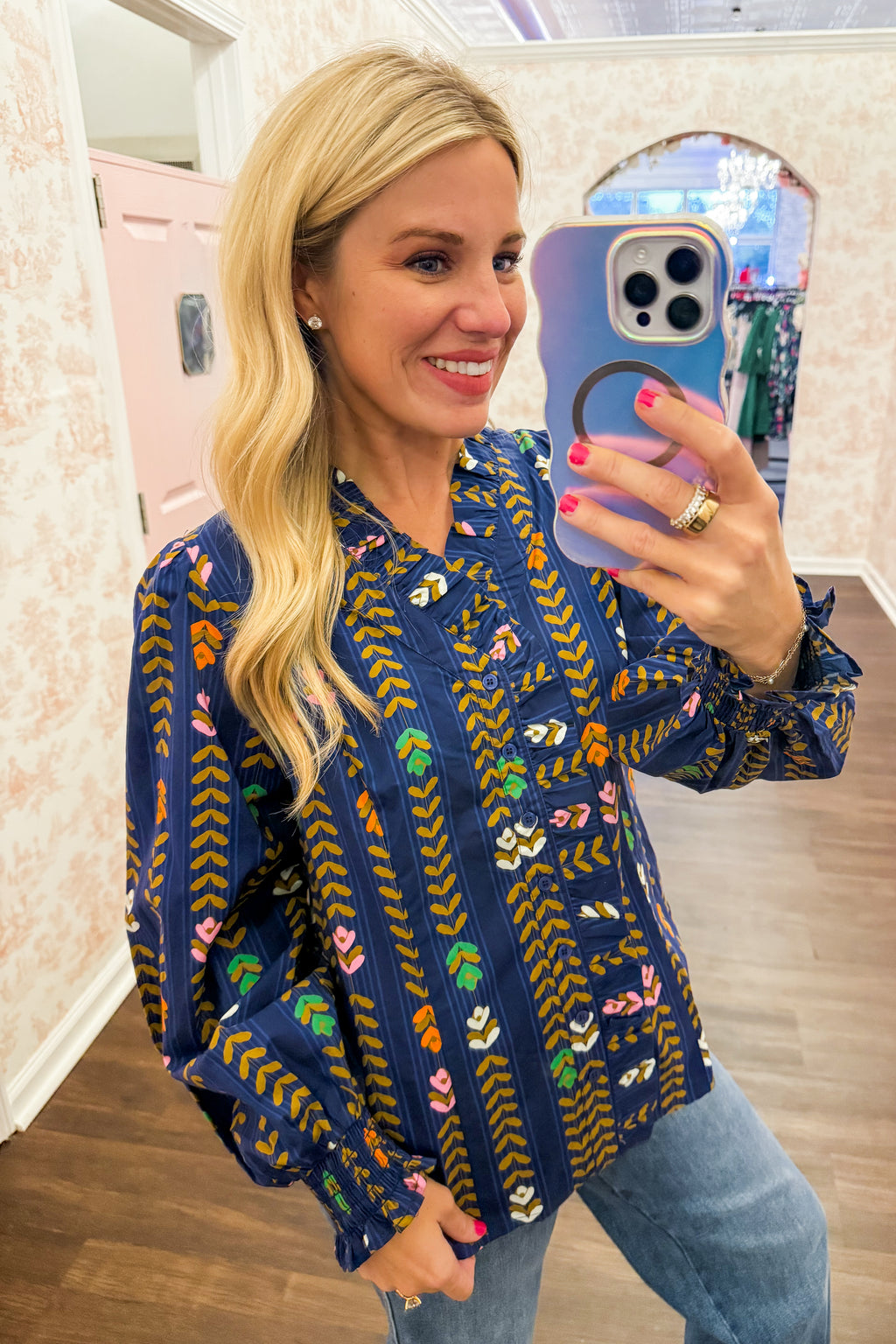The Juliette Top in Midnight – Jules & James Boutique