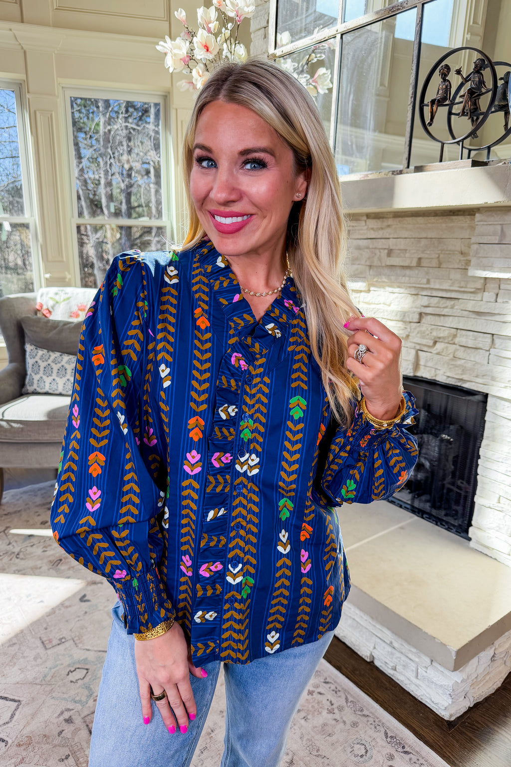 The Juliette Top in Midnight – Jules & James Boutique
